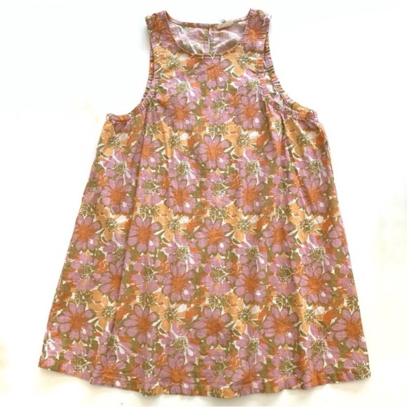 a.n.a | Dresses | Ana Floral Summer Dress In Pink And Orange 0 Cotton ...